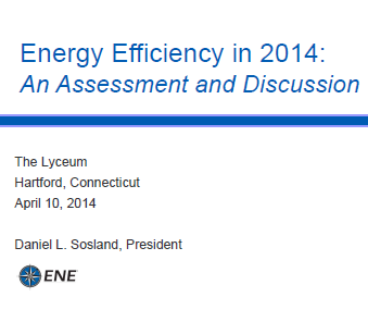 Energy Efficiency in Connecticut Forum Presentations - Acadia Center